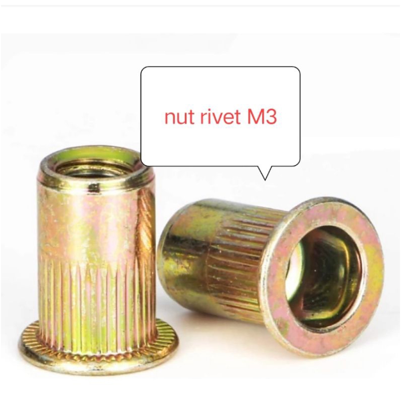 Jual RIVET nut/mur RIVET insert nut M3 | Shopee Indonesia