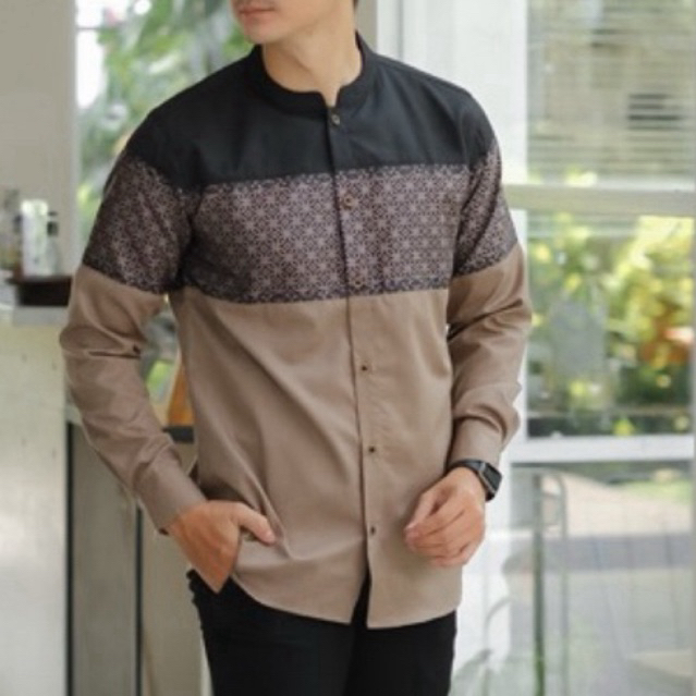 Jual Kemko Dewasa Batik Sublim Shaqeil Lengan Panjang Bahan Toyobo ...