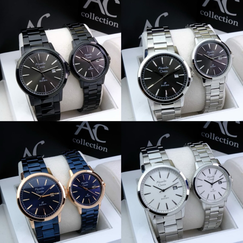 Jual JAM TANGAN COUPLE ALEXANDRE CHRISTIE AC1027 / AC 1027 / AC 1029 ...