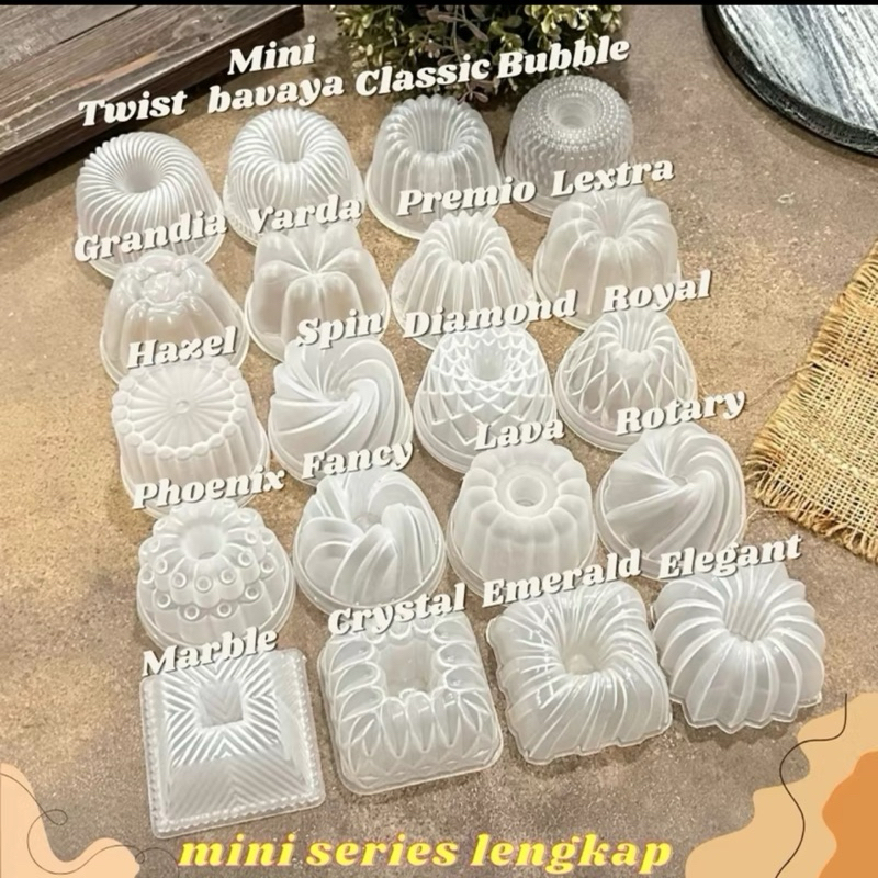 Jual Cetakan Puding Mini 12pcs Loyang Pudding Agar Agar Jelly Plastik ...