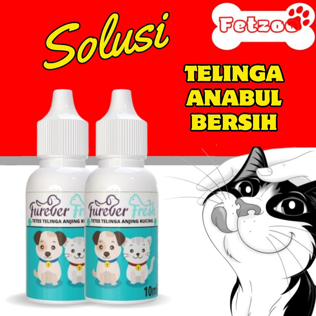 Jual Obat Tetes Telinga Kuping Kucing Anjing Infeksi Radang Bengkak ...
