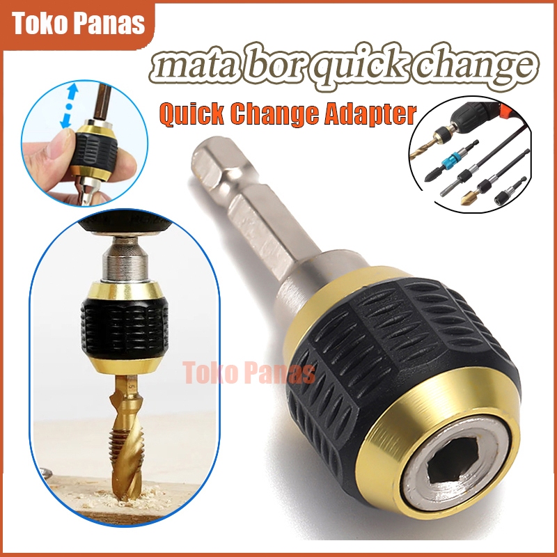 Jual 60mm Mata Bor Quick Change Adapter Adapter Converter Hex Shank ...