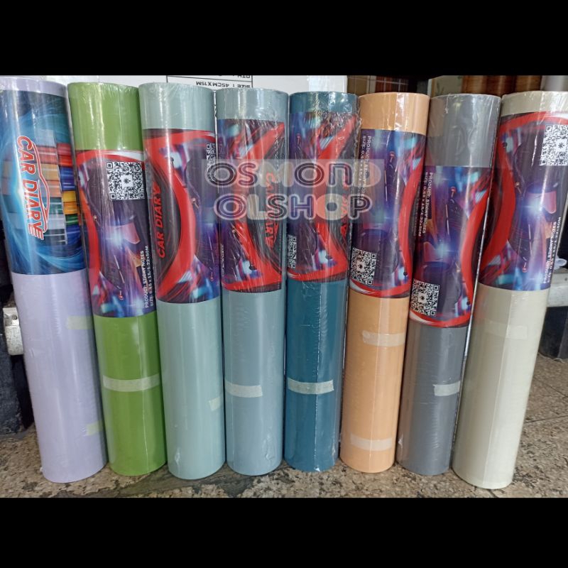 Jual Sticker Car Diary Pastel Glossy [45cm x 15m] Roll | Shopee Indonesia
