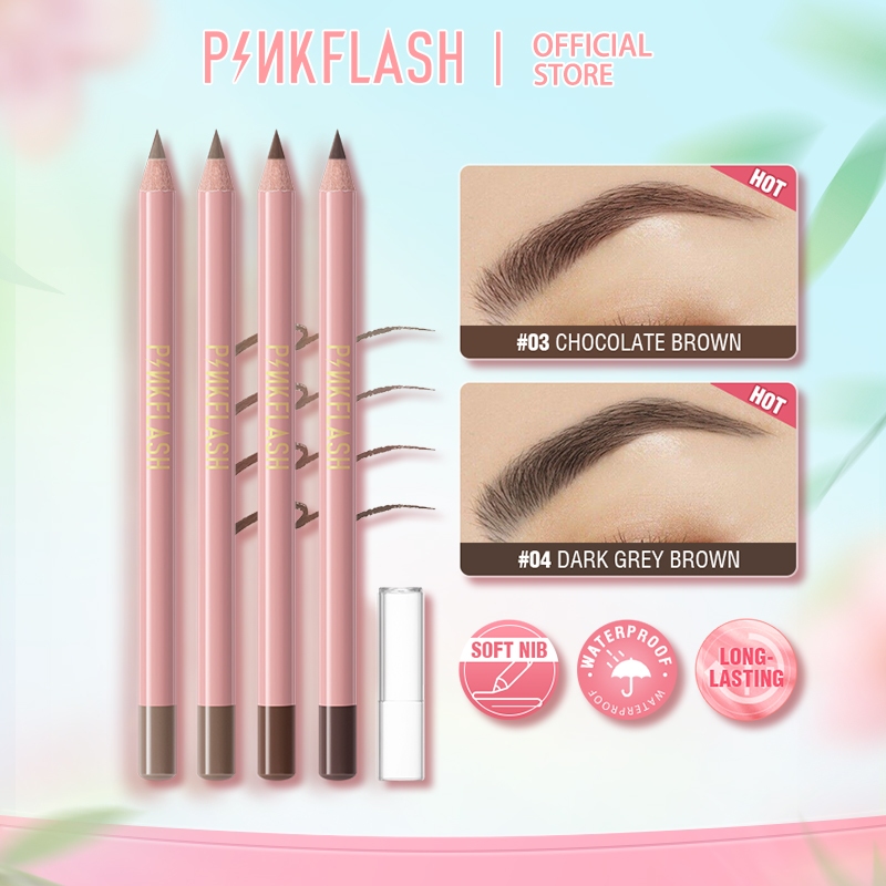Jual PINKFLASH Ohmyemoji Pensil Alis Anti Air Tahan Lama -4 Warna ...