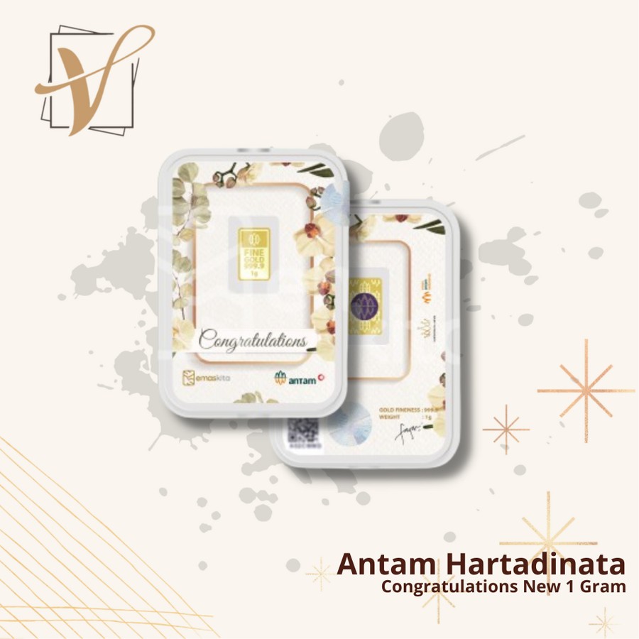 Jual Logam Mulia X Hartadinata Abadi 1gram Congratulations Series ...