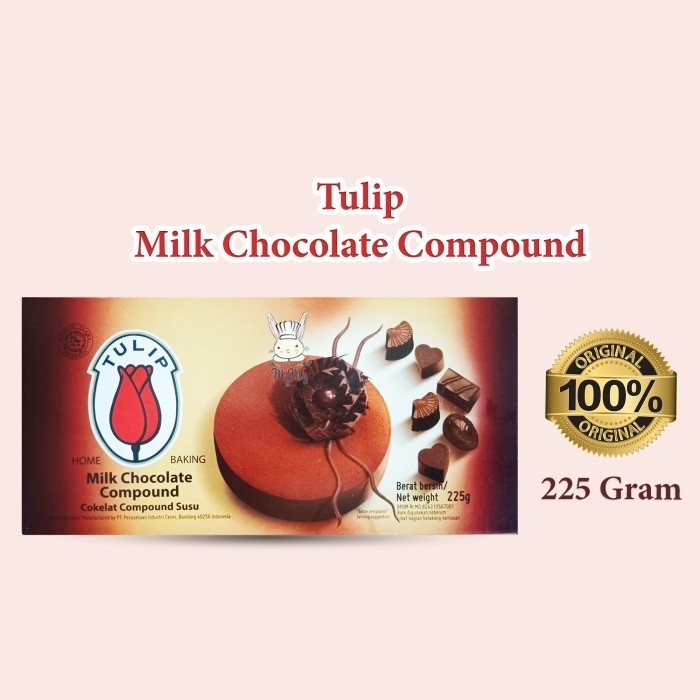 Jual Tulip Milk Chocolate Compound 225 Gr | Shopee Indonesia