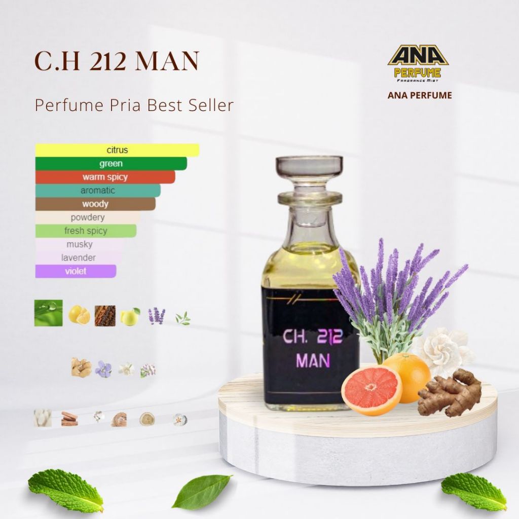 Jual ANA PERFUM CH 212 MAN INSPIRED PARFUM VIRAL DAN TAHAN LAMA UNTUK ...
