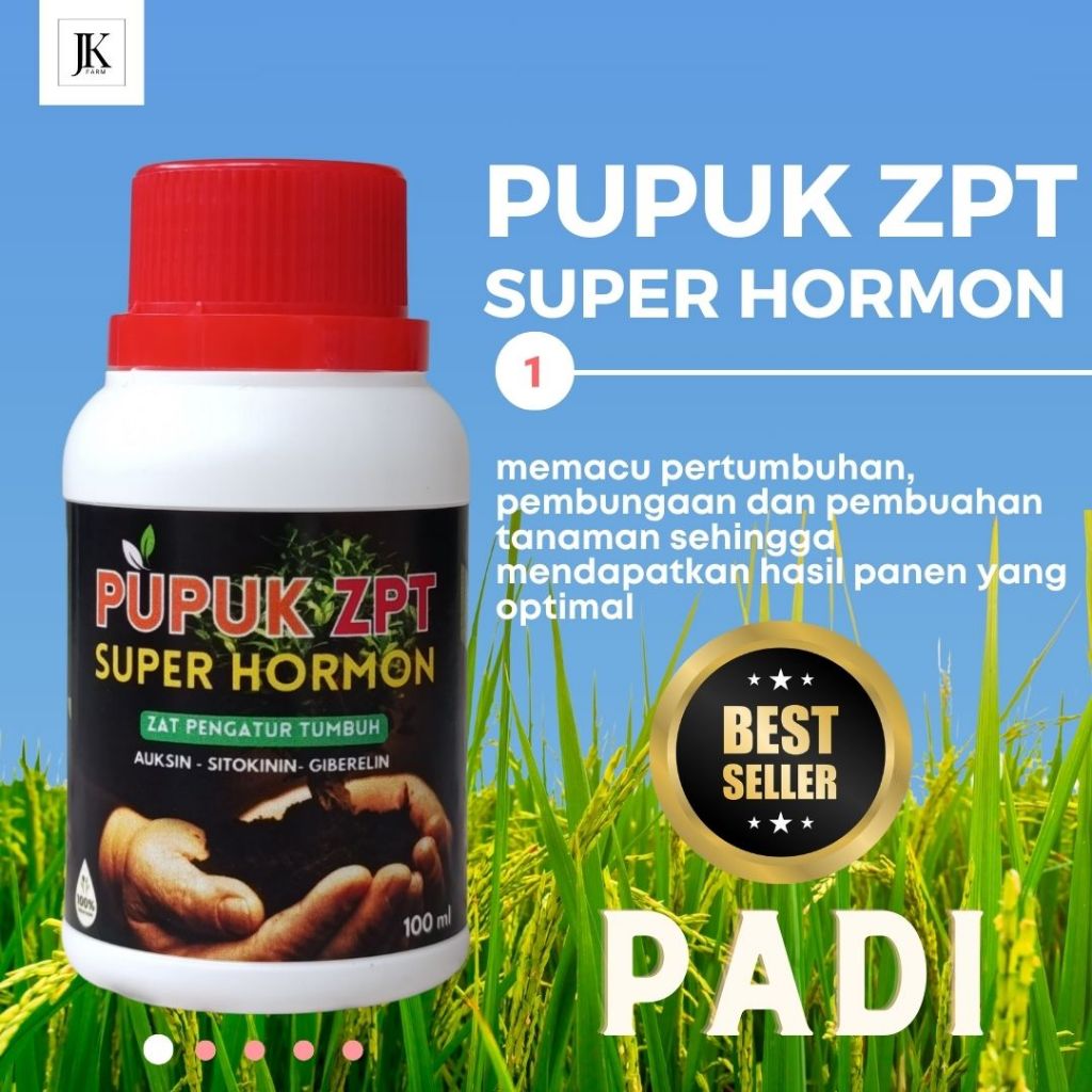 Jual Hormon Tanaman Padi Pupuk Hormon Pertumbuhan Padi Paket Zpt Hormon ...