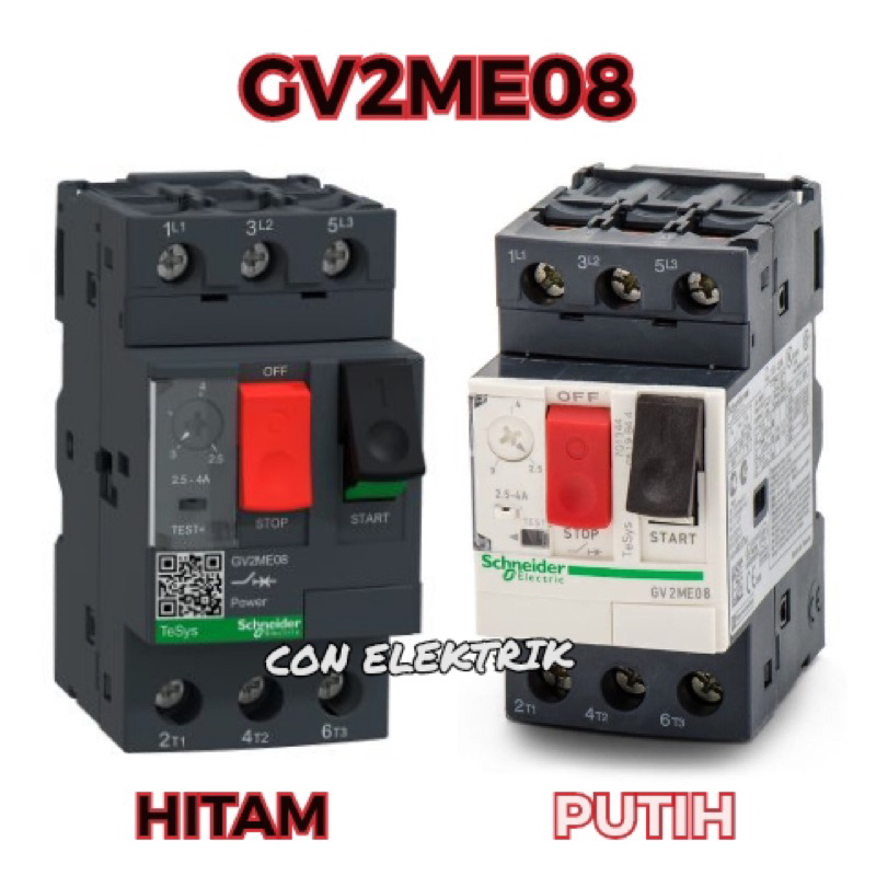 Jual Motor Circuit Breaker GV2ME08 Schneider (2.5A-4A) Original ...