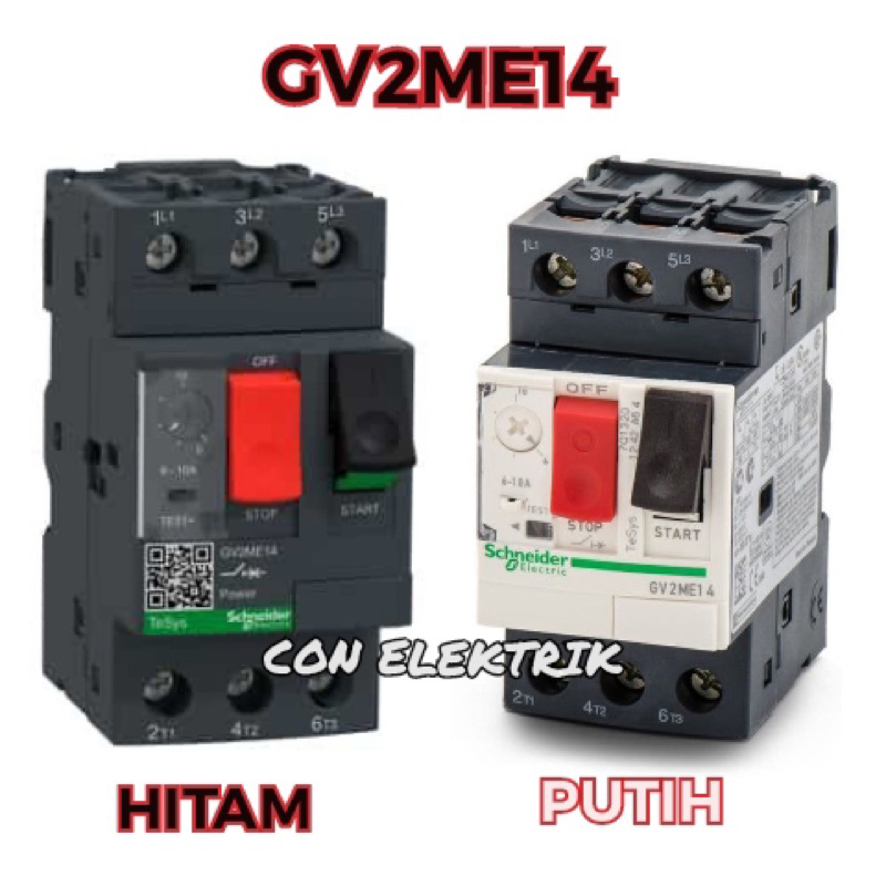 Jual Schneider Thermis Motor Circuit Breaker GV2ME14 GV2ME 14 ( 6 - 10 ...