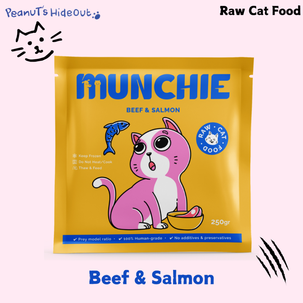 Jual Beef & Salmon | Munchie : raw cat food (makanan kucing / cat food ...