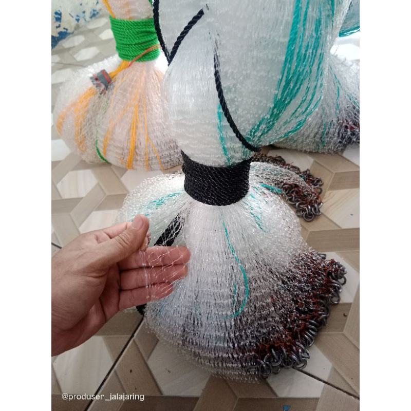 Jual Jala Lempar model kolor jala kepyok jentra | Shopee Indonesia