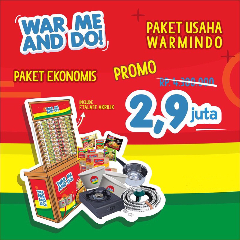 Jual Paket Usaha Warmindo Kekinian Warmeanddo (Paket Promo Paket ...