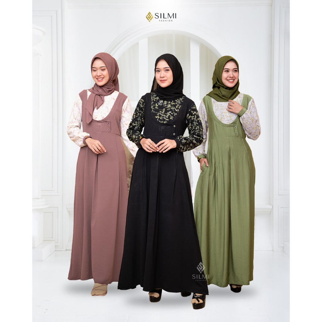 Jual Khadijah Store | Gamis Terbaru Elegan Simpel Remaja Korea - Sybila By Silmi Gamis Wanita ...
