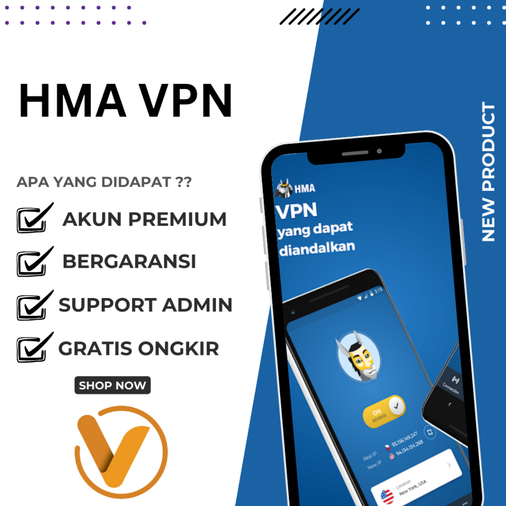 Jual HMA Vpn Private 5 Device 1 Tahun Full Garansi Full Aktifasi | Shopee Indonesia