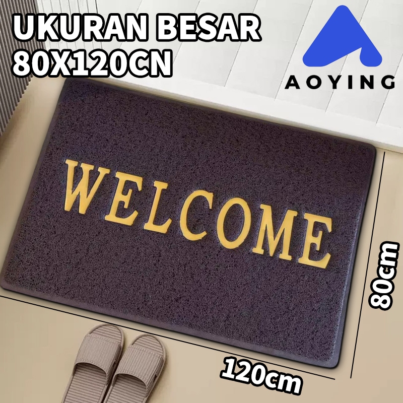 Jual AOYING Keset Karpet PVC Mie Bihun Welcome New 120x80 | Shopee ...