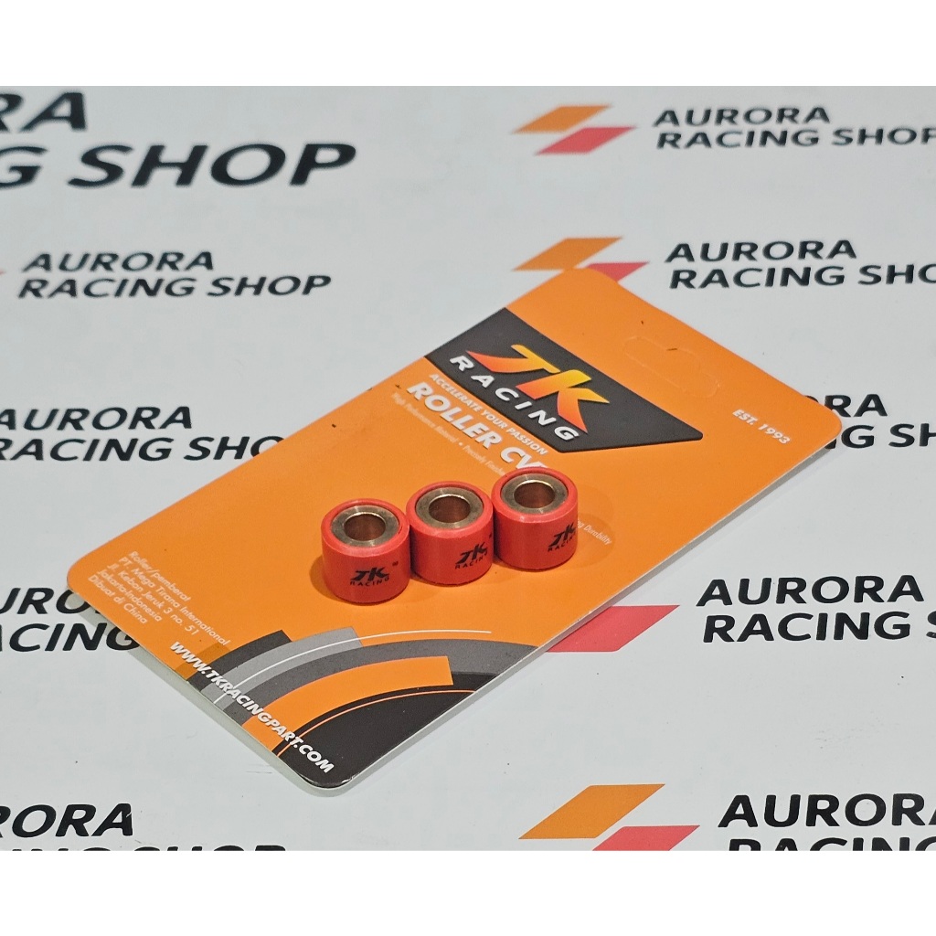 Jual ROLLER CVT TK ORANGE ( 3 PCS ) HONDA BEAT KARBU / SCOOPY KARBU ...