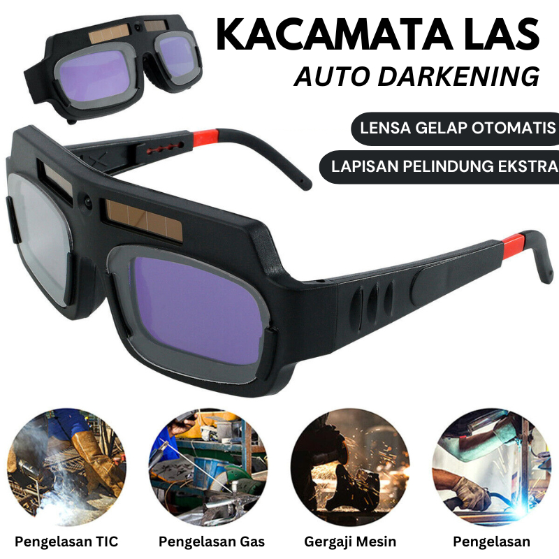 Jual Toko Cimeng Kacamata Las Otomatis Auto Dark Welding Glasses Anti ...