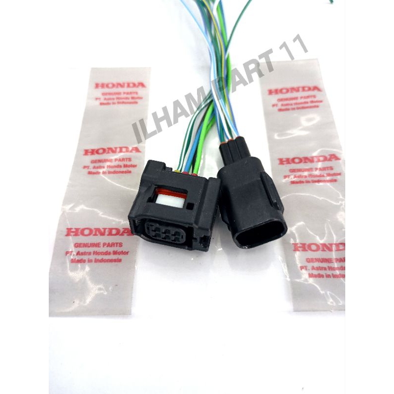 Jual Kabel soket sensor ckp set male female pin 6 fi honda new beat ...