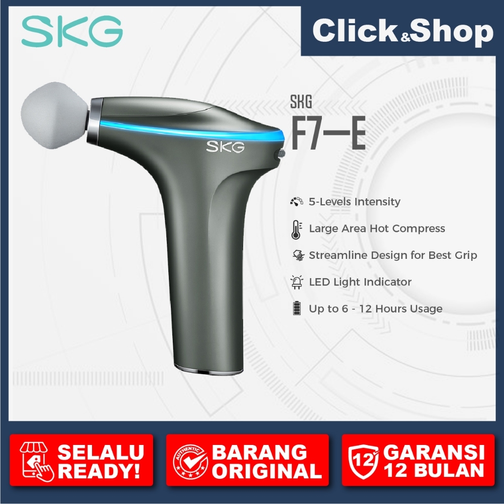 Jual SKG F7 Massage Gun Alat Pijat Elektrik Alat Pijat Otot Badan Meredakan Pegal Otot Badan ...