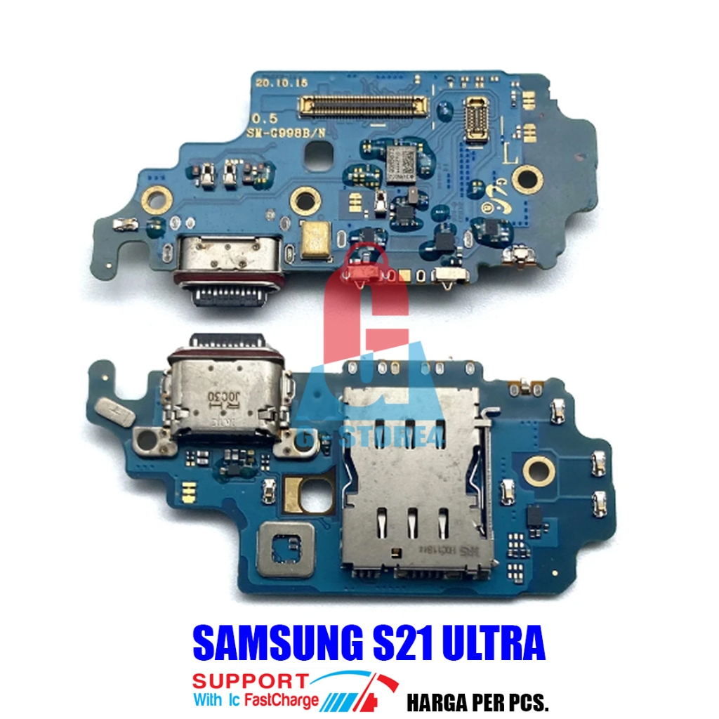 Jual PCB CAS / PAPAN KONEKTOR CHARGER SAMSUNG S21 ULTRA ORIGINAL ...
