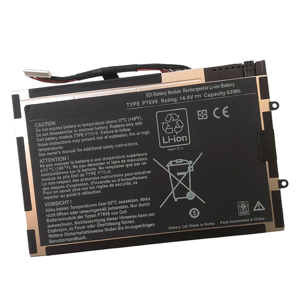 Jual Baterai Laptop Alienware M11X M14X R1 R2 8P6X6 PT6V8 P18G | Shopee ...