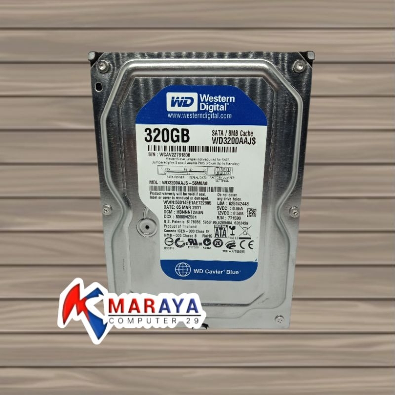 Jual HARDISK INTERNAL 160GB WDC,HDD DVR CCTV-PC KOMPUTER KONDISI BARU ...