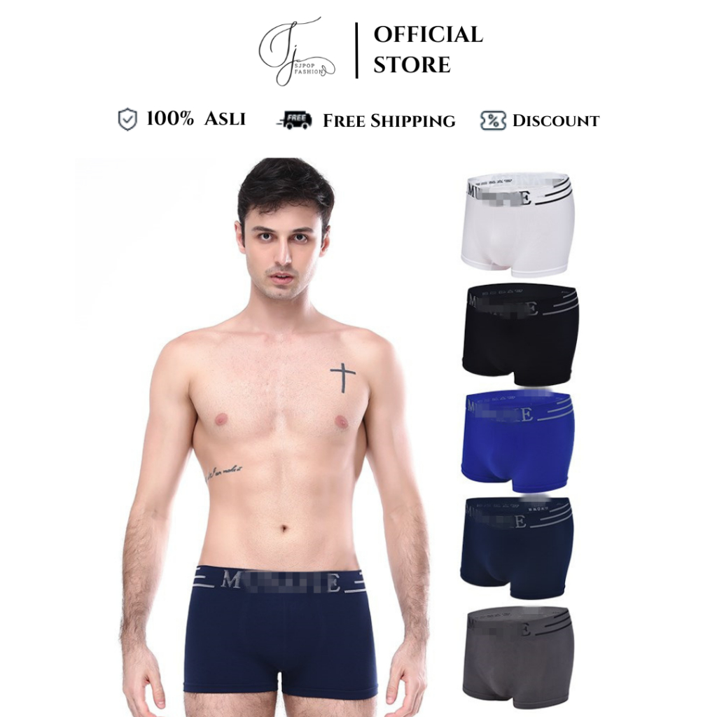 Jual SJPOP Celana Dalam Boxer Pria Man Underwear Sempak cowok celana ...