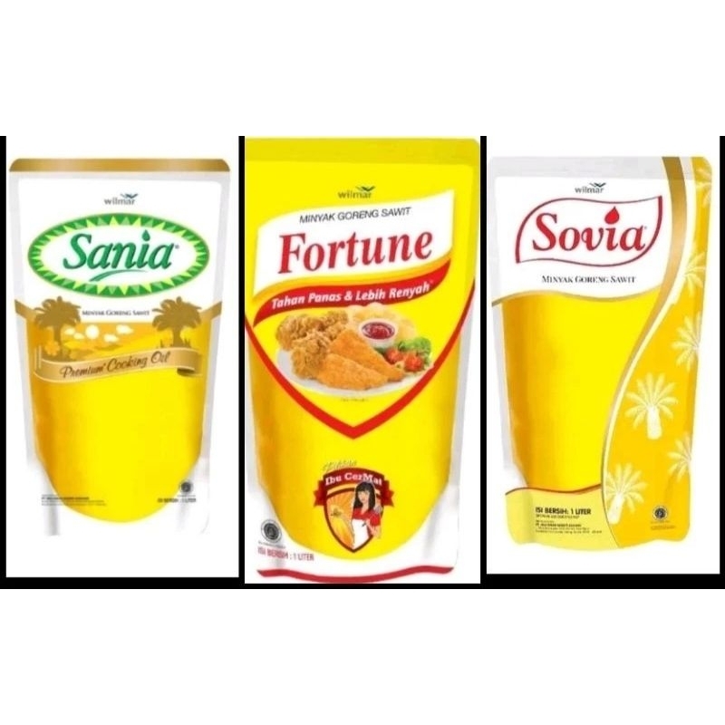 Jual Minyak Goreng Murah Fortune/ Sania/ Rose Brand 1 liter/900 ml ...