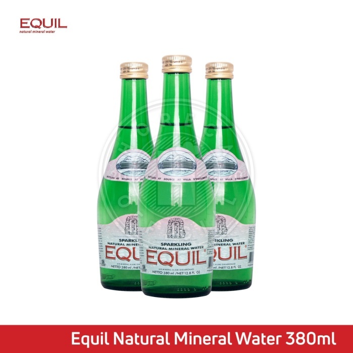 Jual EQUIL SPARKLING NATURAL MINERAL WATER 380ML / AIR SODA 380 ML | Shopee Indonesia