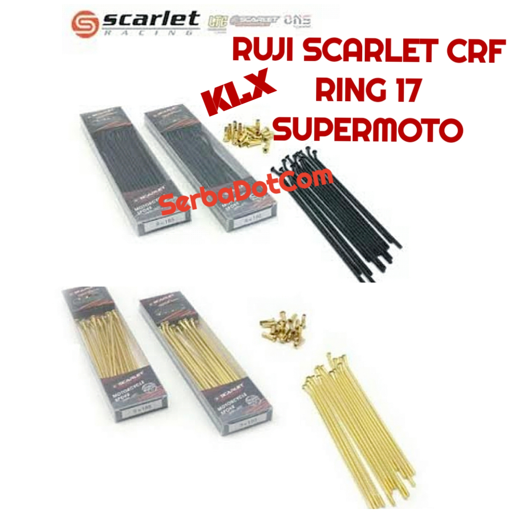 Jual JARI JARI SUPERMOTO Supermotto SCARLET RUJI SCARLET CRF KLX 150 ...