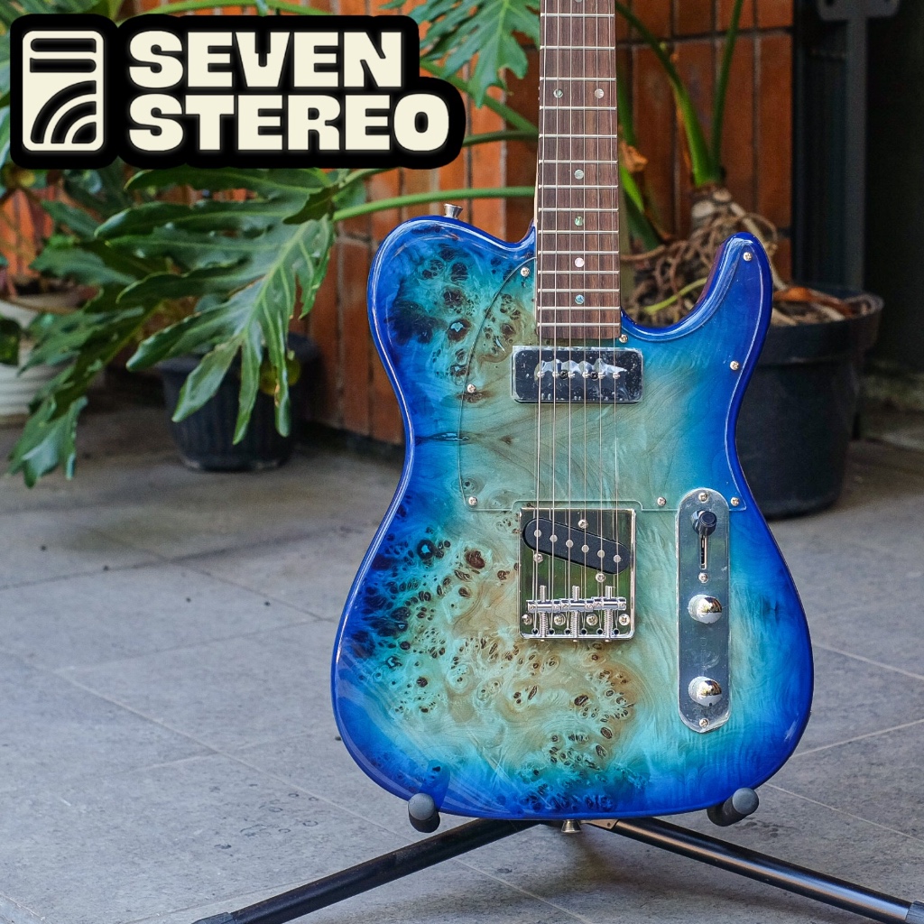 Jual Bacchus TACTICS BP/R Blue Burst Telecaster Electric Guitar ...