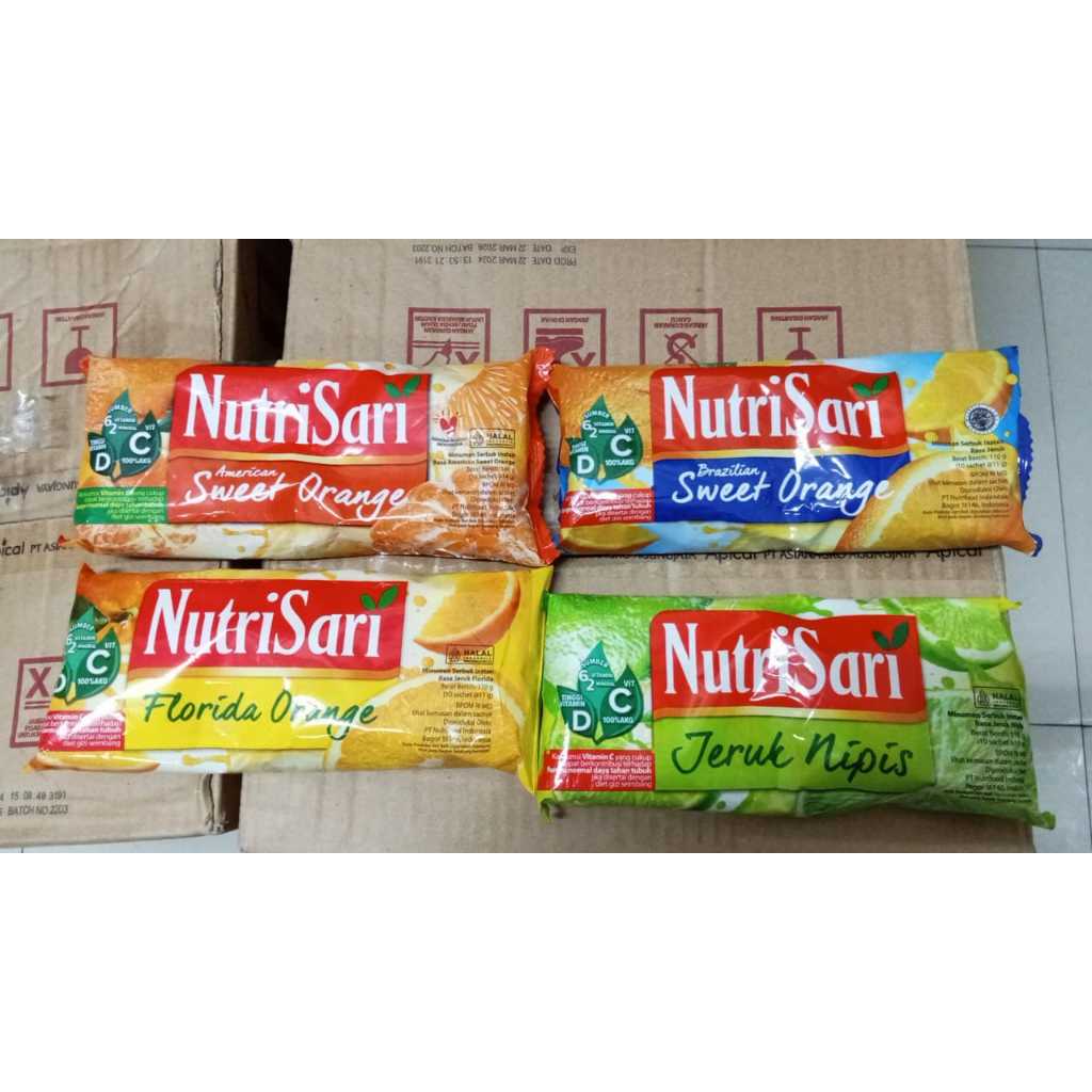 Jual nutrisari 10 saset X 11g(110g) | Shopee Indonesia