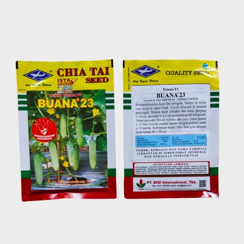 Jual Timun Hibrida F1 BUANA 23 Cap Kapal Terbang | Shopee Indonesia