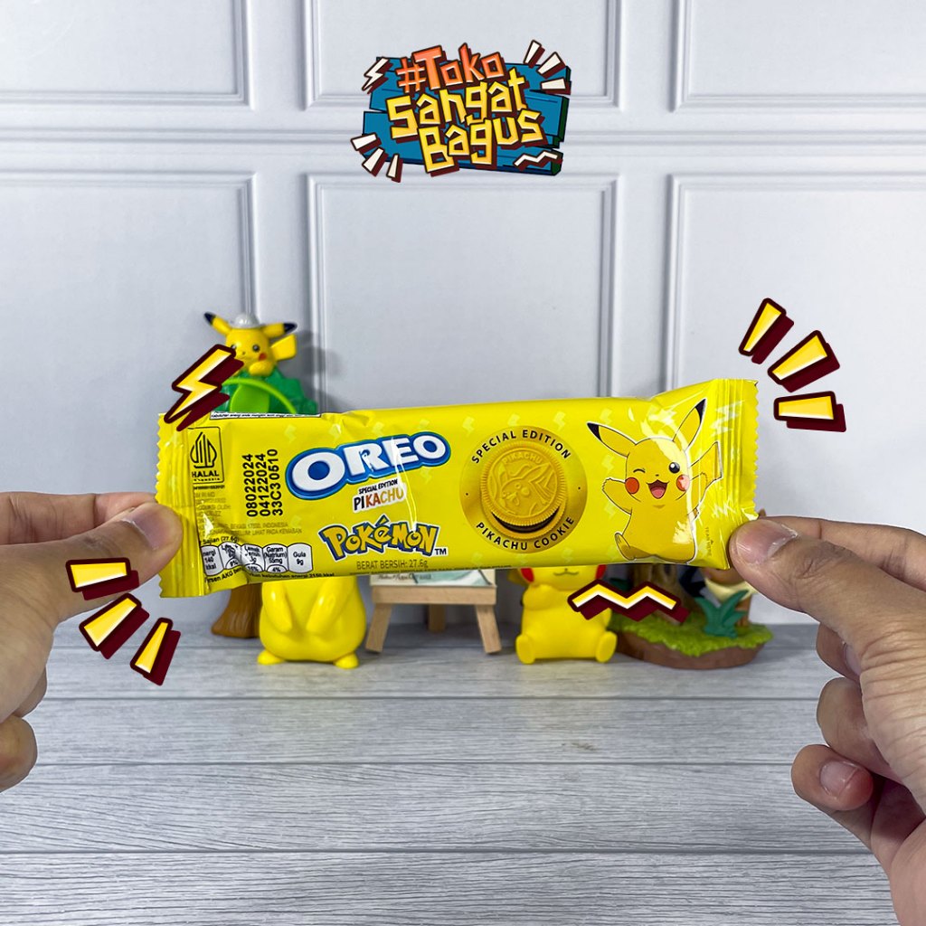 Jual Oreo Pokemon Biskuit Special Edition Chocolate Banana 27.6g ...