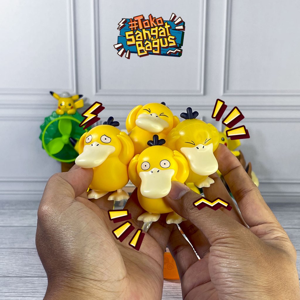 Jual Mainan Psyduck Worried Wind-Up Figure Gacha Pokemon Center (Random ...