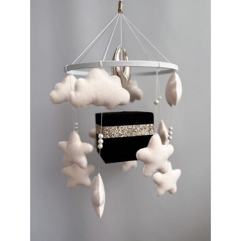 Jual BABY CRIB MAINAN GANTUNGAN BOX BAYI TEMA ISLAMI KA'BAH BABY MOBILE ...