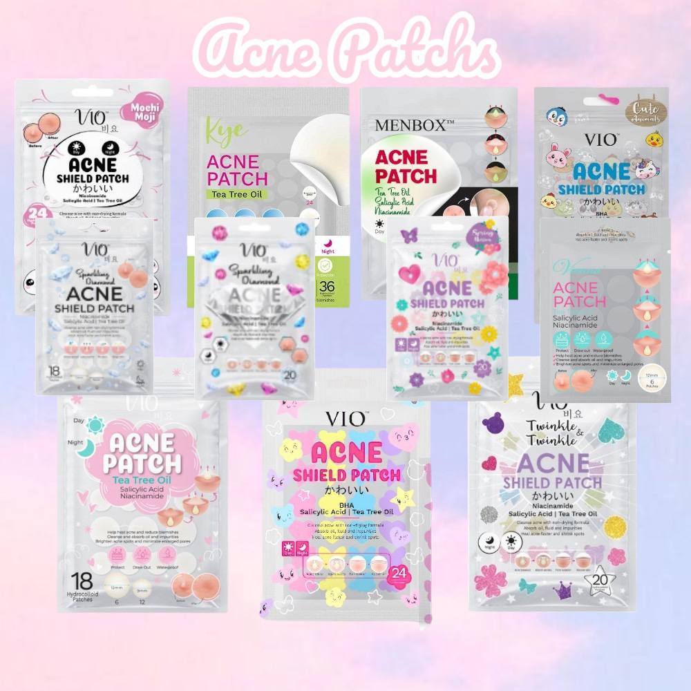 Jual Vio Acne Shield Patch Series - Stars / Cute Animals / Mochi Moji ...