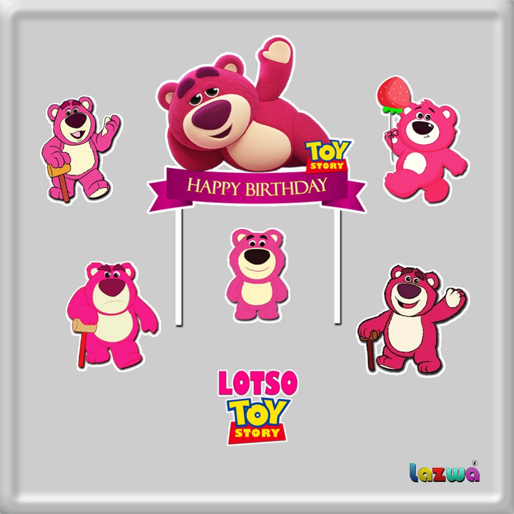 Jual Topper cake lotso hiasan kue | Shopee Indonesia