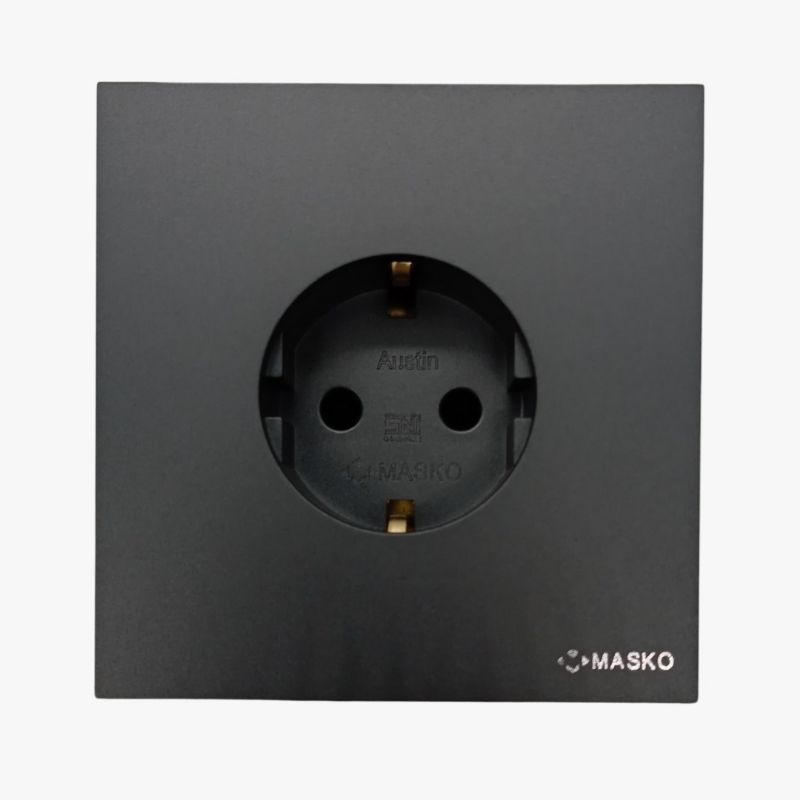 Jual MASKO SAKLAR/STOP KONTAK/SAKELAR SERIE GREY AUSTIN | Shopee Indonesia