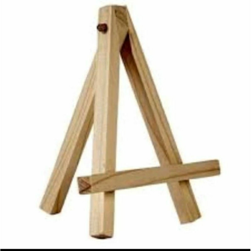 Jual Mini easel tripod kayu kecil stand foto stand handphone stand menu ...