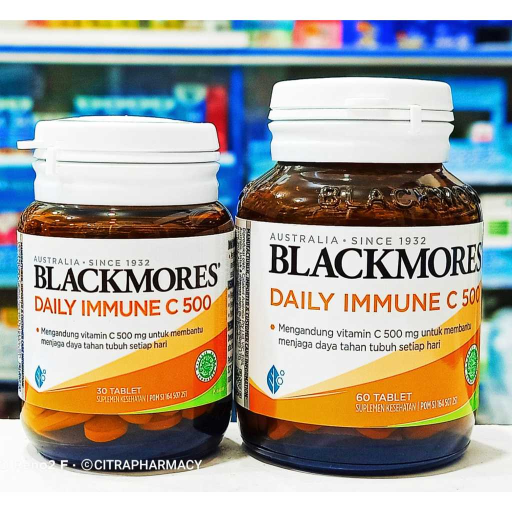 Jual Blackmores 𝐃𝐚𝐢𝐥𝐲 𝐈𝐦𝐦𝐮𝐧𝐞 𝐂 𝟓𝟎𝟎 𝐈𝐒𝐈 𝟑𝟎 & 𝟔𝟎 𝐓𝐀𝐁𝐋𝐄𝐓 - Memelihara Daya Tahan Tubuh | Shopee ...