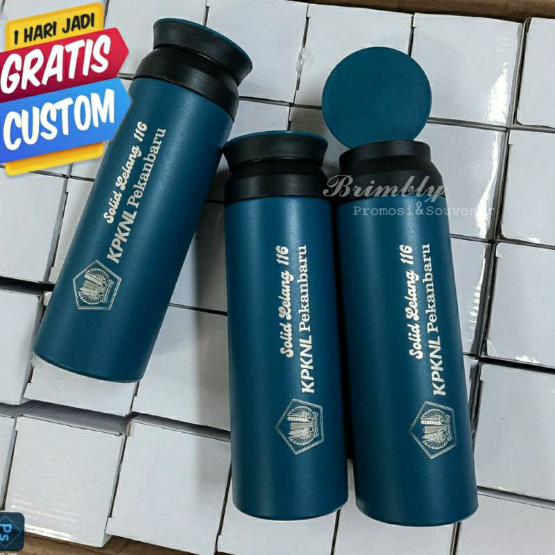 Jual Tumbler Travel Stainlees Steel 500ml + GRATIS CUSTOM NAMA | Termos ...
