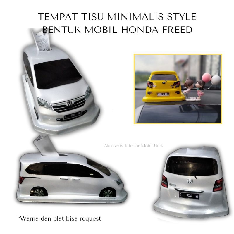 Jual (Honda Freed) Kotak Tissue Minimalis Bentuk Mobil/Tempat Tisu ...