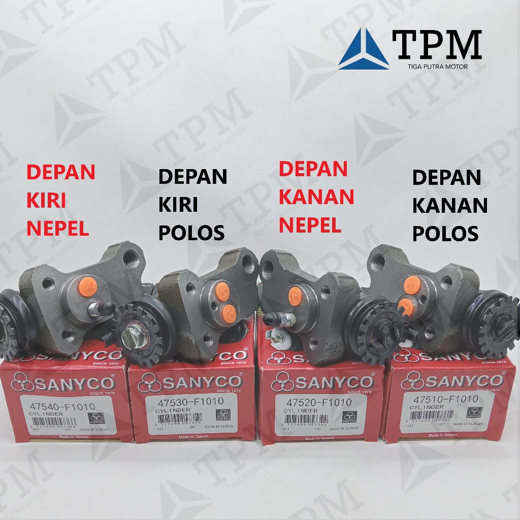 Jual WHEEL CYLINDER MASTER REM DEPAN HINO DUTRO 130HD XPOWER SANYCO ...