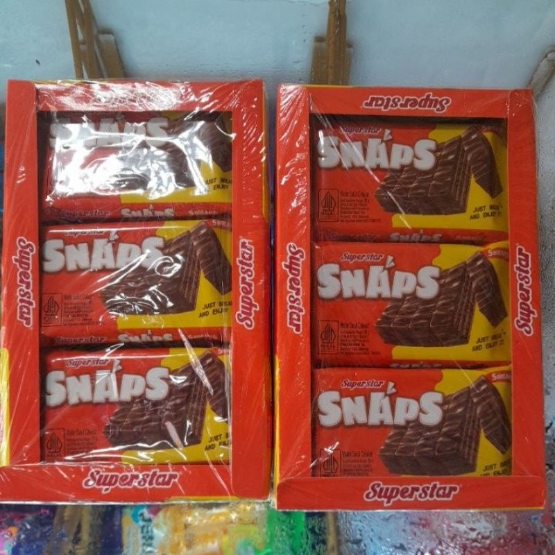 Jual wafer superstar snaps 336gr 12 pcs | Shopee Indonesia