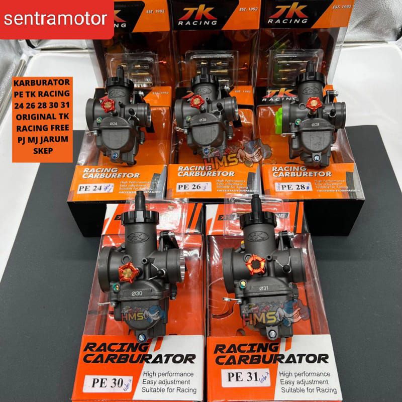 Jual KARBURATOR KARBU PE 24 26 28 30 TK RACING ORIGINAL FREE PJ MJ JARUM SKEP | Shopee Indonesia