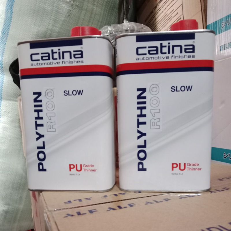 Jual THINER CATINA POLYTHIN R100 SLOW 1LTR | Shopee Indonesia