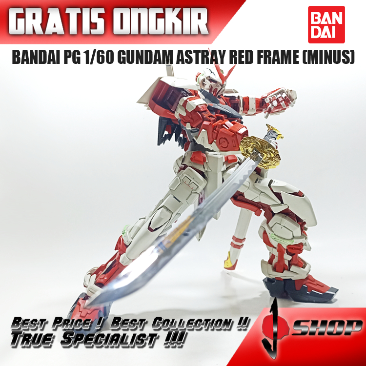 Jual BANDAI PG 1/60 GUNDAM ASTRAY RED FRAME (MINUS) PG38 | Shopee Indonesia