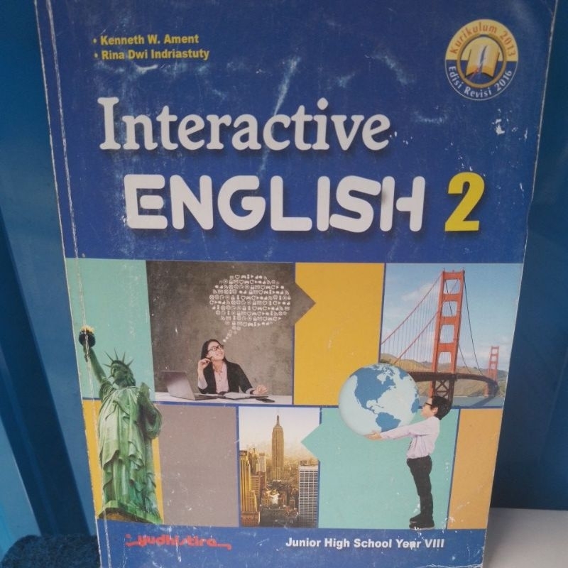 Jual BUKU INTERACTIVE ENGLISH KELAS 2-8-VIII SMP EDISI REVISI | Shopee Indonesia